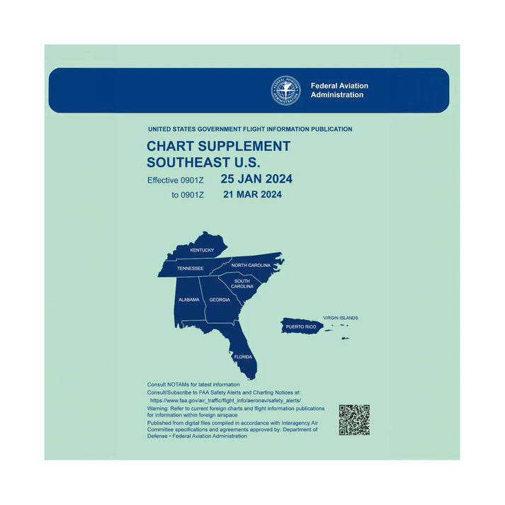 FAA Chart Supplement - Southeast | Latest Aviation Data – Aviator Zone ...