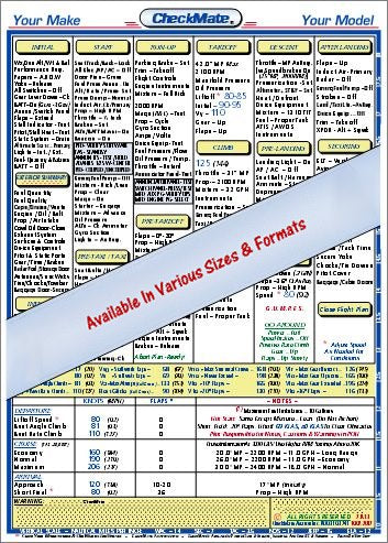Checkmate Diamond DA-40 G1000 Checklist – Aviator Zone Pilot Shop